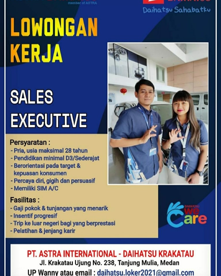 LOWONGAN KERJA | Astra Daihatsu
