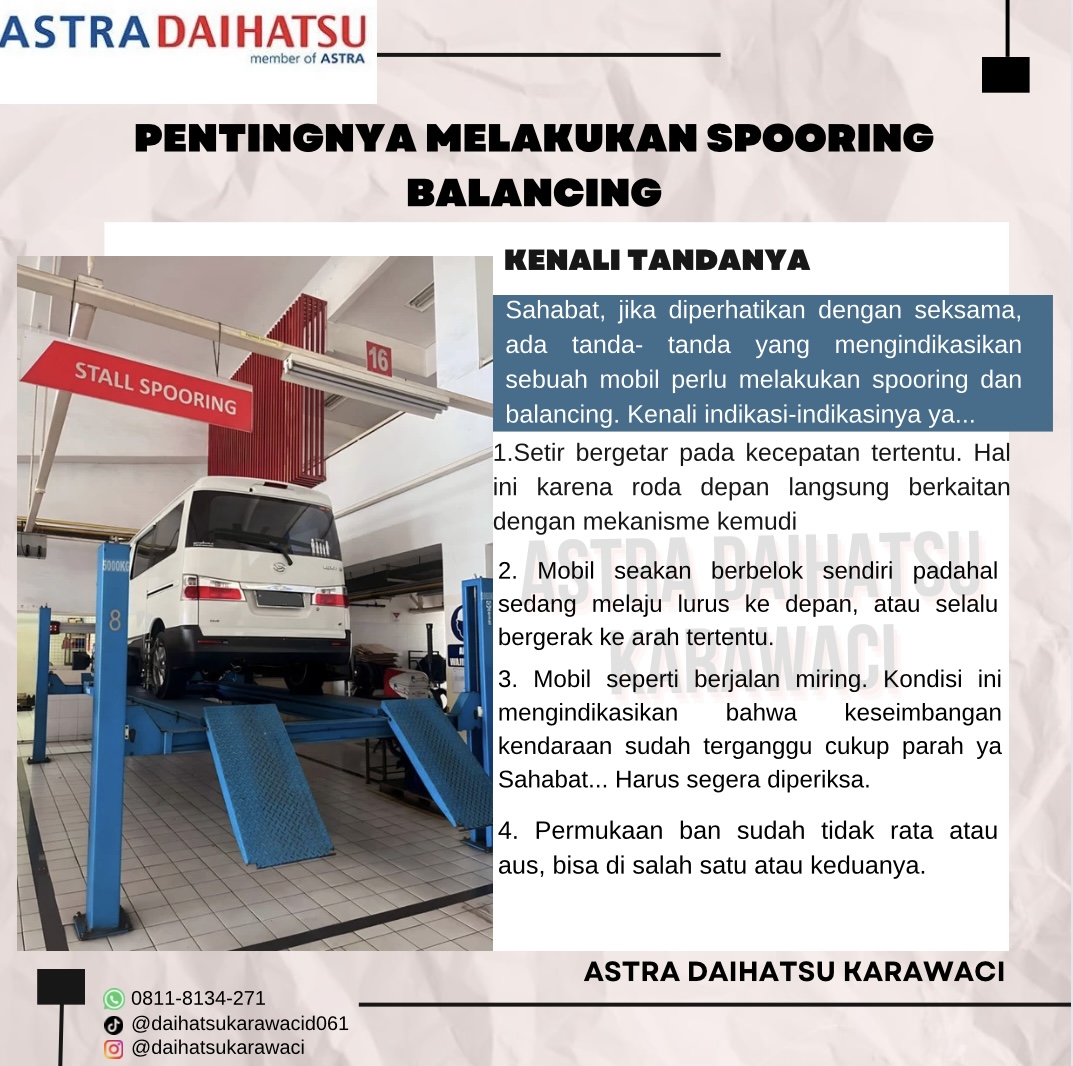PENTINGNYA MELAKUKAN SPOORING BALANCING | Astra Daihatsu